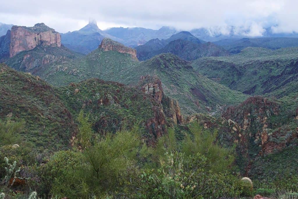 Hiking the Boulder Canyon Trail in Arizona
