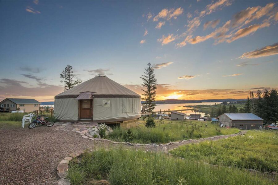 9 Best Yurt Rentals in Montana's Wild & Rugged Big Sky Country