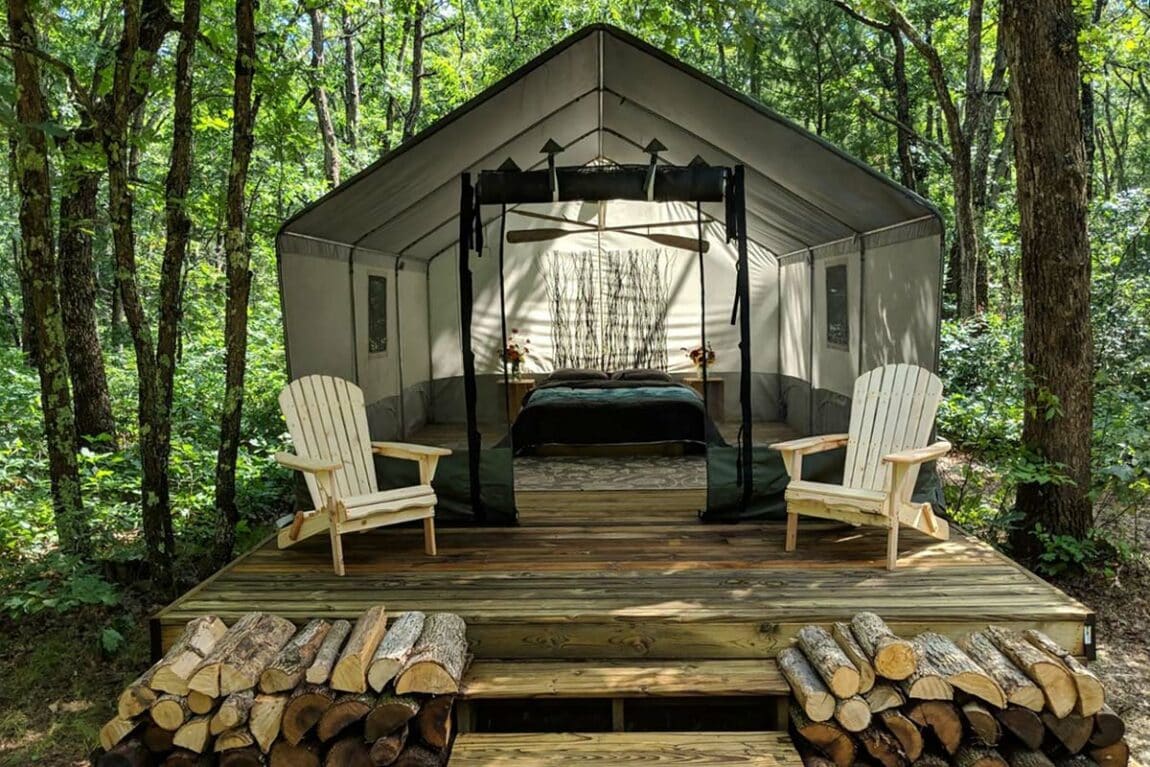 10 Awesome Glamping Getaways in Michigan - Territory Supply