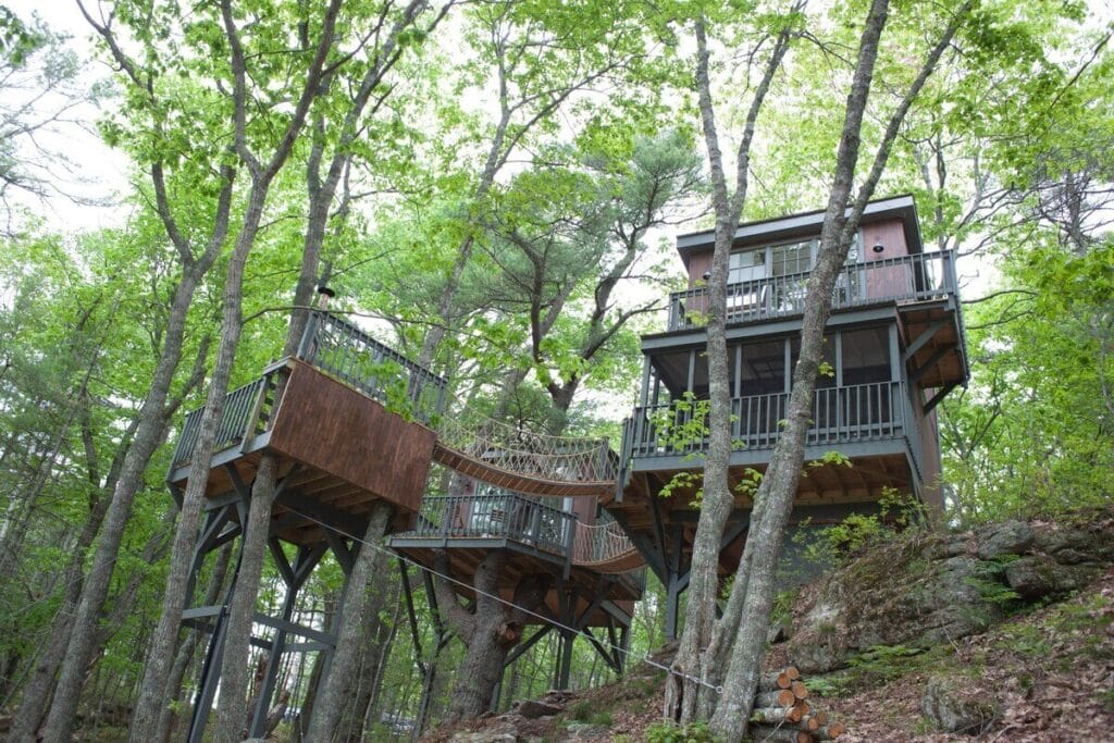 Create a Whimsical Experience in These Maine Treehouse Rentals ...